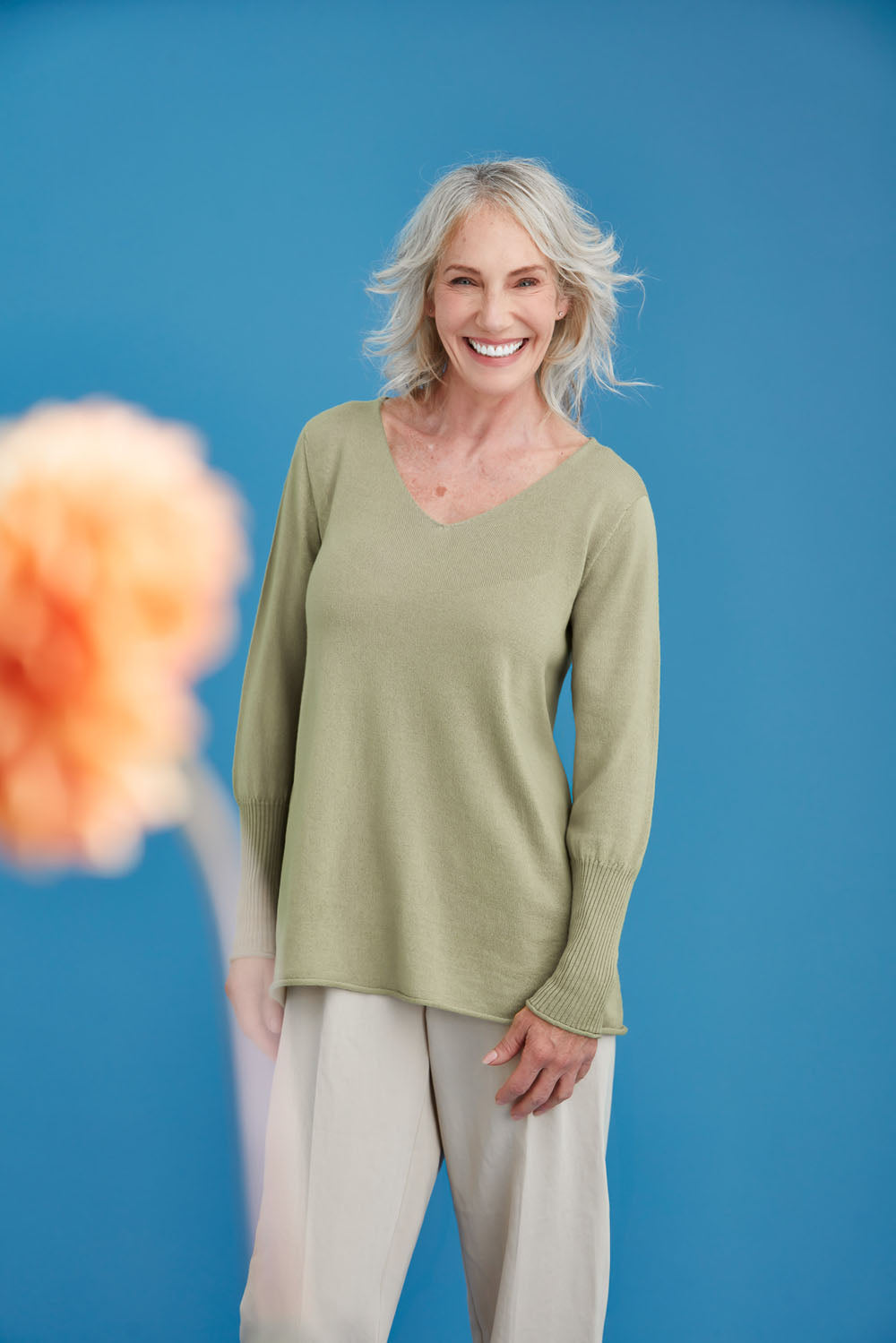Merino A-Line V Neck | 100% Super Soft Merino | Royal Merino